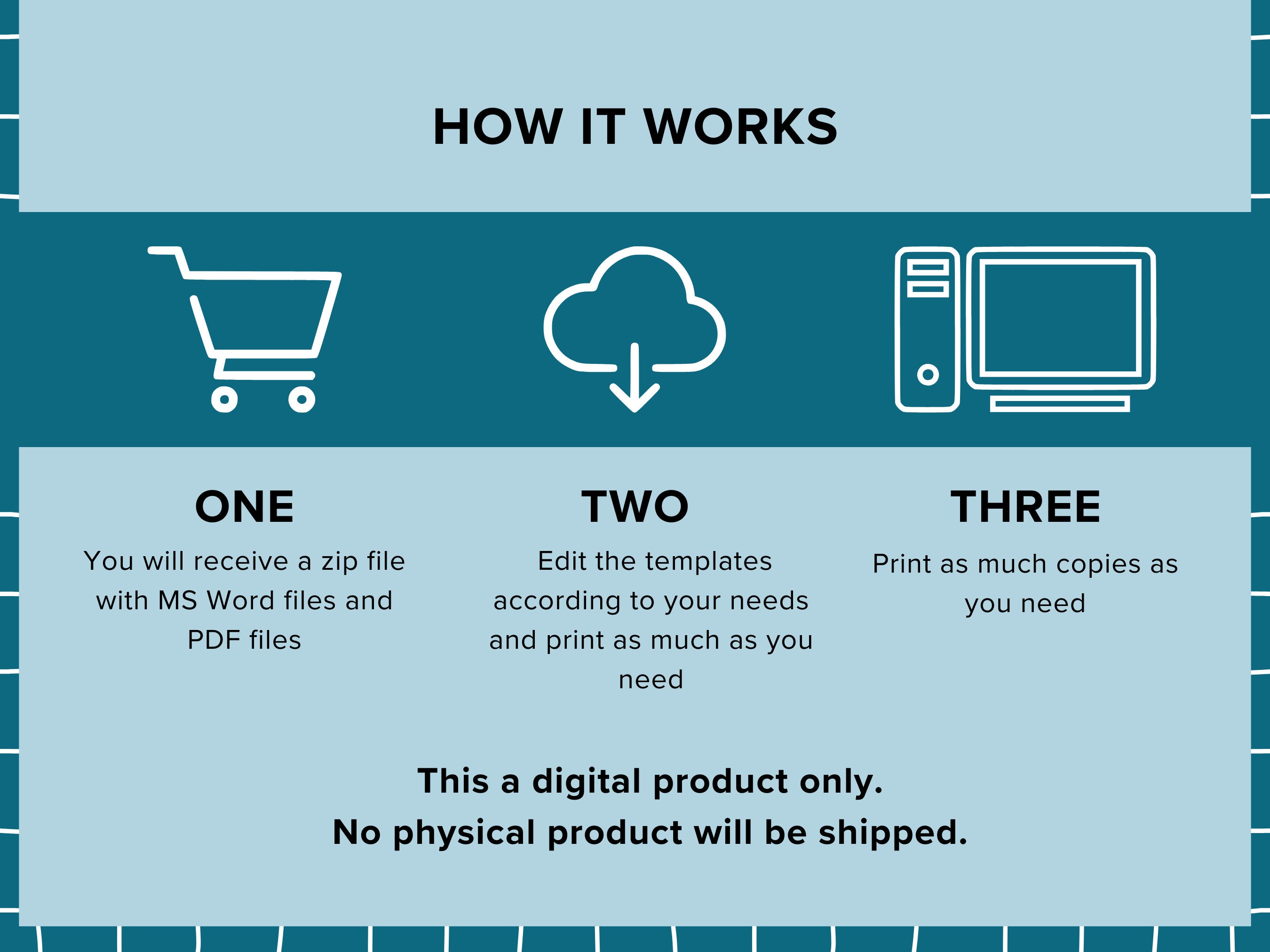 Restaurant FOH Templates Bundle, Daily, Server, Host, Bartender ...