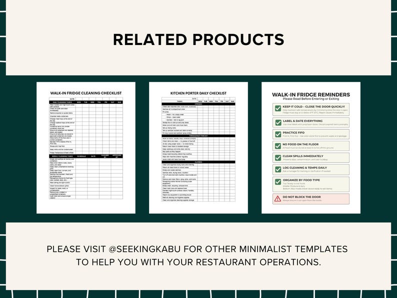 Commercial Kitchen Cleaning Checklist, Professional Daily Weekly ...