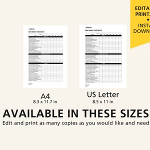 Bartender Daily Checklist: Restaurant Bar Guidelines; New Hire Training ...