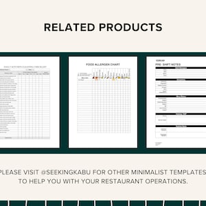Restaurant End of Day Report, Daily, Weekly, Restaurant, Bar, and Cafe ...