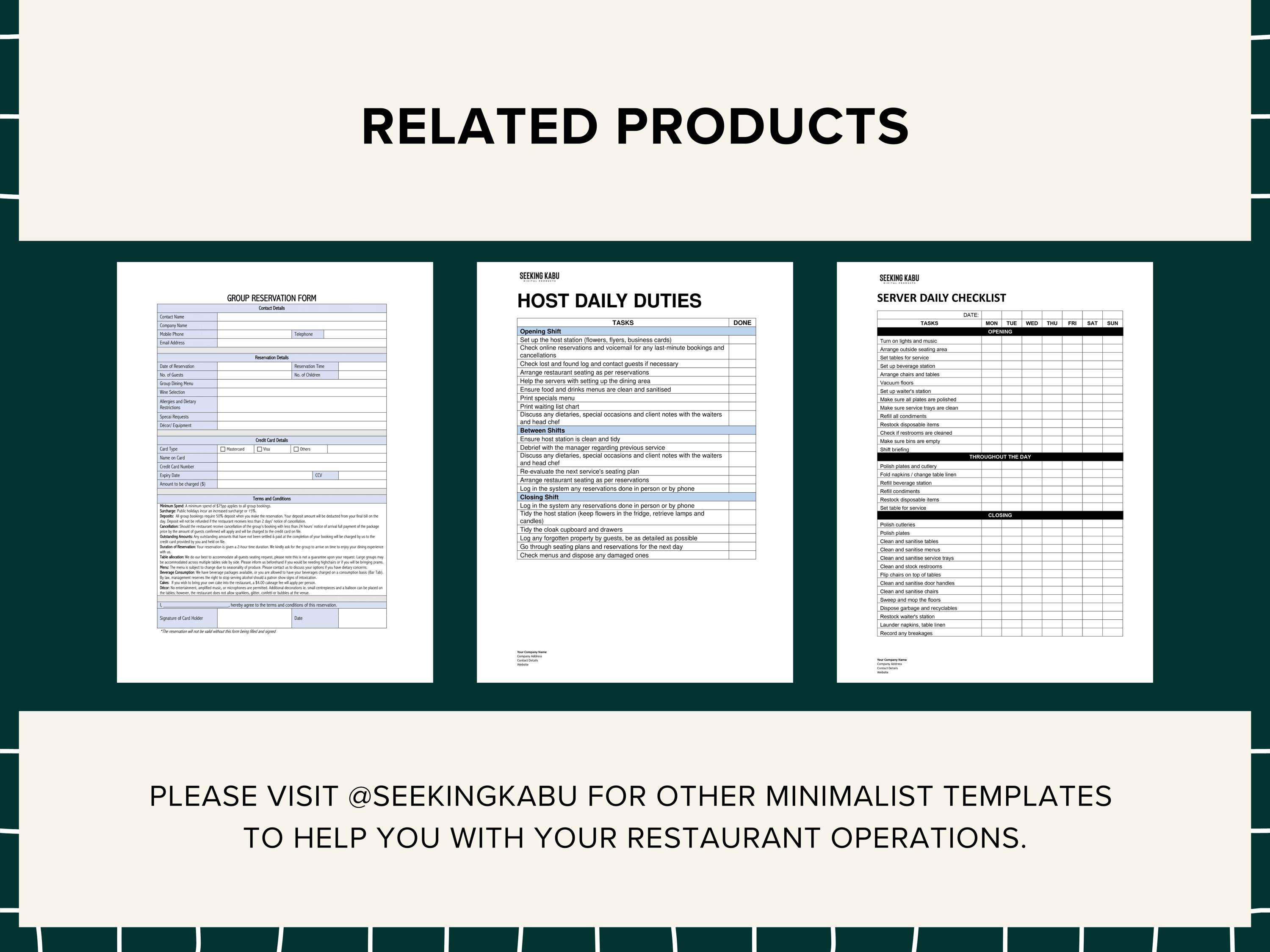 Restaurant Table Reservation Template | Editable Table Booking Form ...