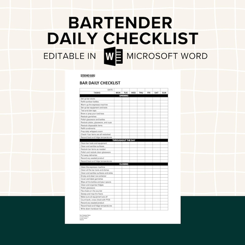 Sop List - Etsy