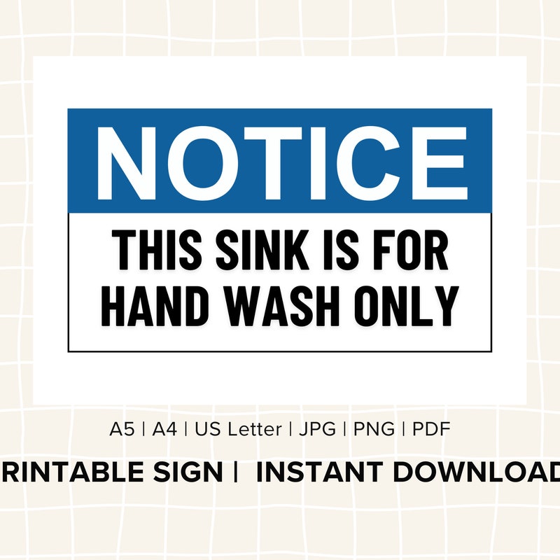 Wash Dishes Sign - Etsy
