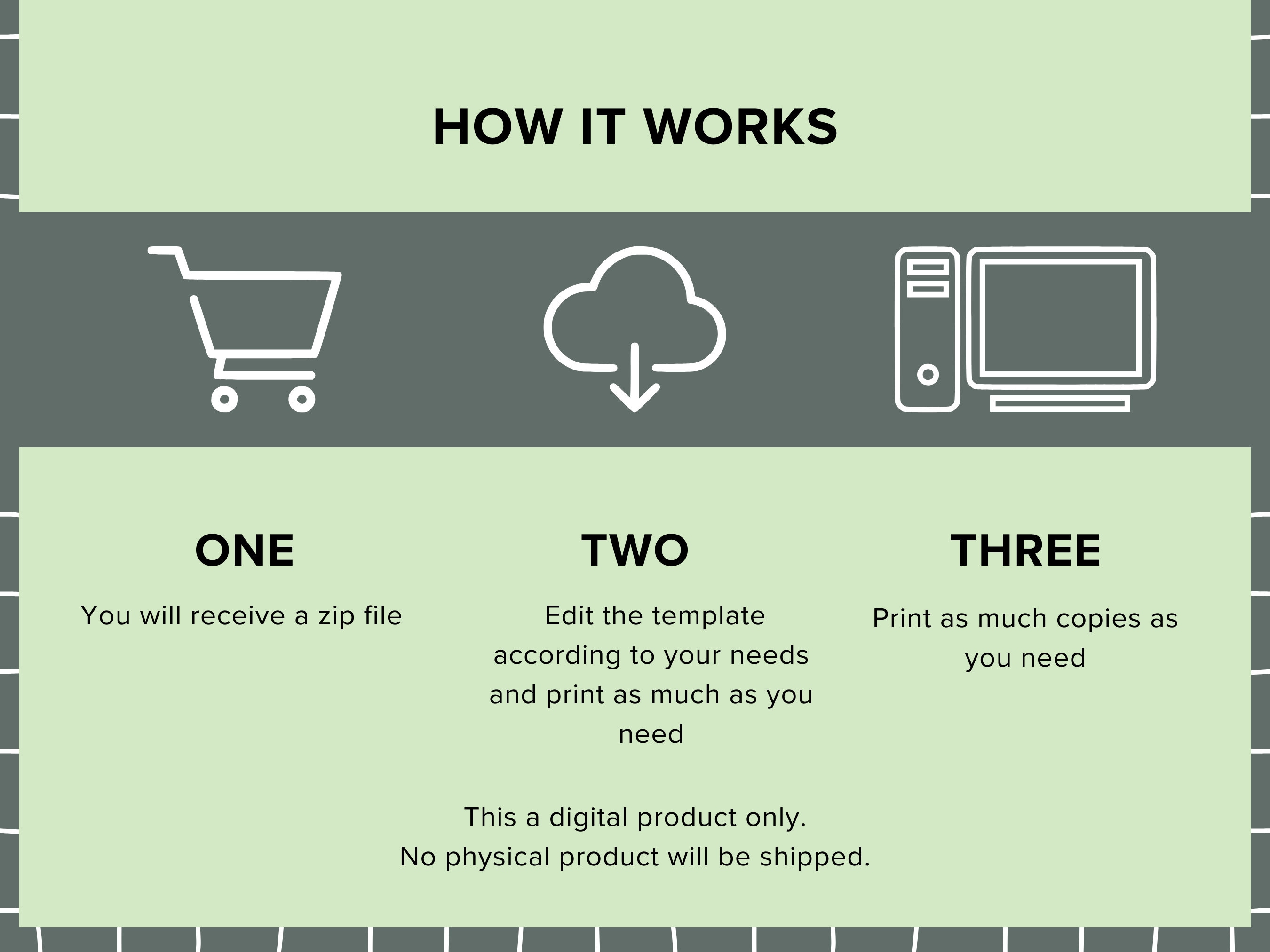 Restaurant Kitchen Templates Bundle, Order and Prep List, Fridge and ...