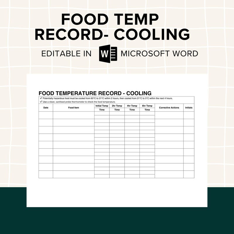 Food Log Printable - Etsy