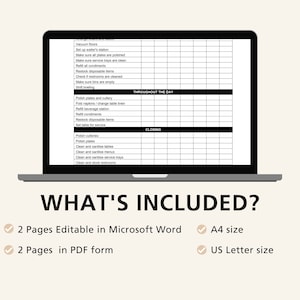 Server Daily Checklist; Restaurant; Cafe; New Hire Training, Mis En ...