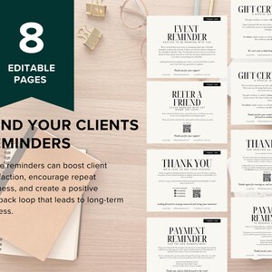 Editable Customer Care Cards Bundle, Referral Card, Event Payment ...