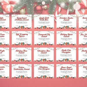 Holiday Employee Certificates - Funny Awards for Christmas, Staff ...