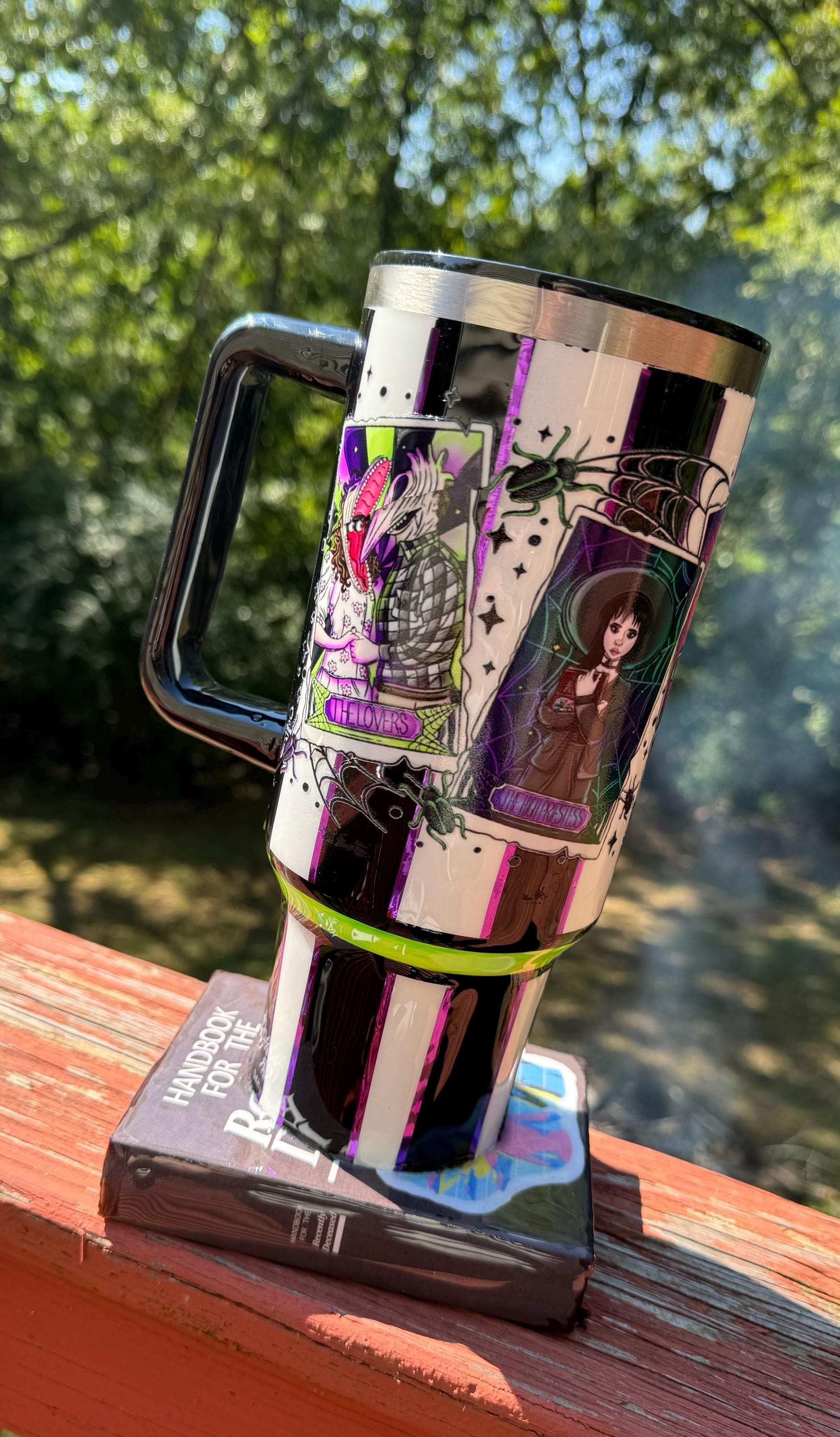 3D Beetlejuice Tumbler - Etsy
