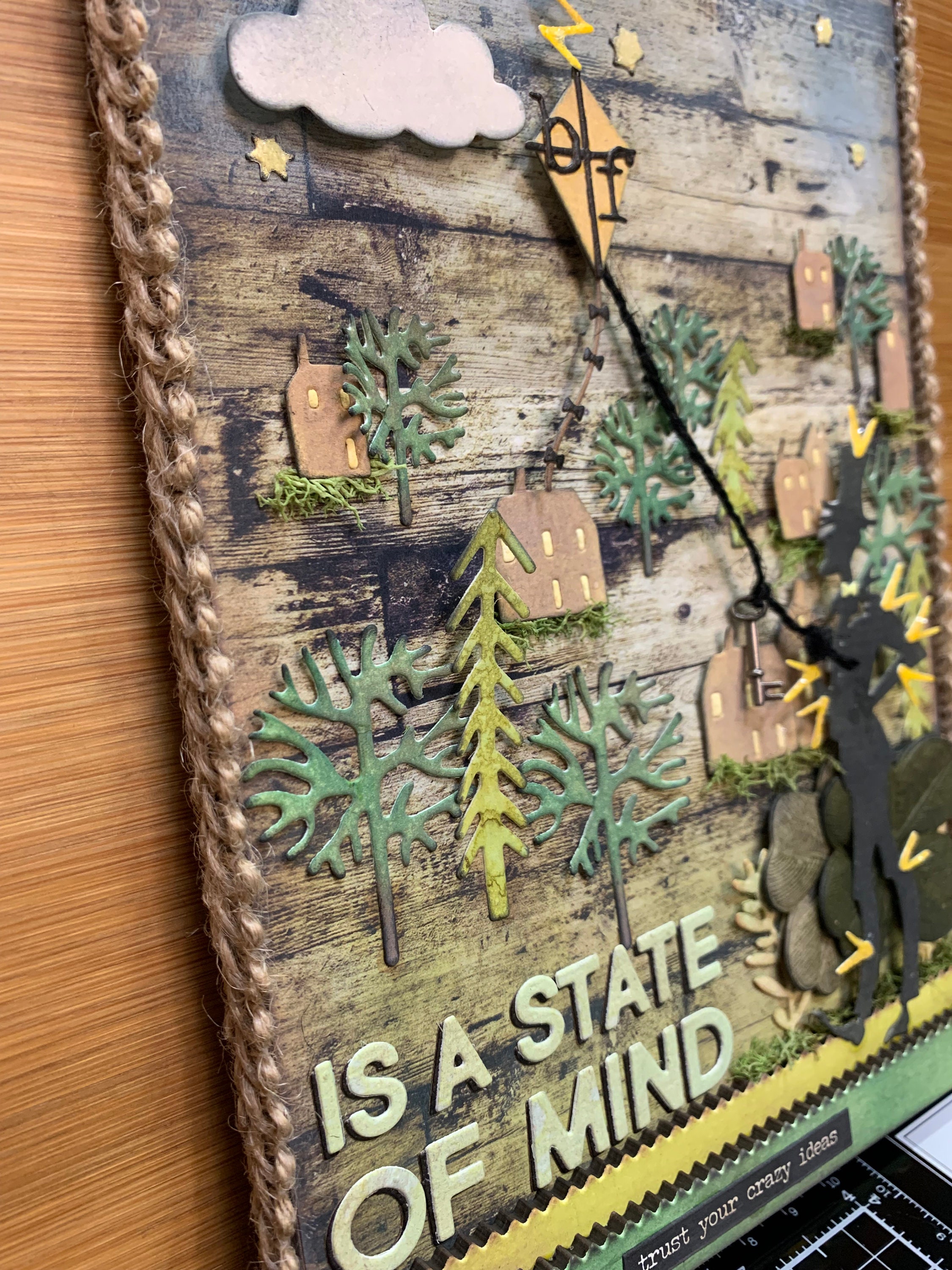 Handmade Benjamin Franklin Kite Scene Wall Hanging - Etsy