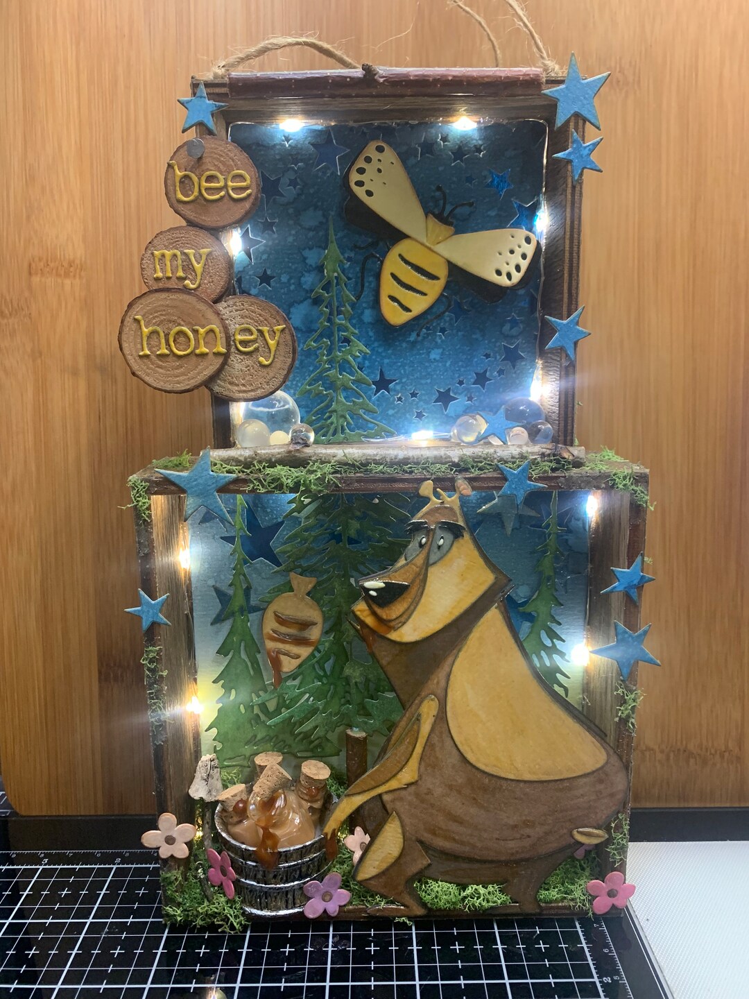 Handmade Valentines Scene With Night Light – Diorama - Etsy