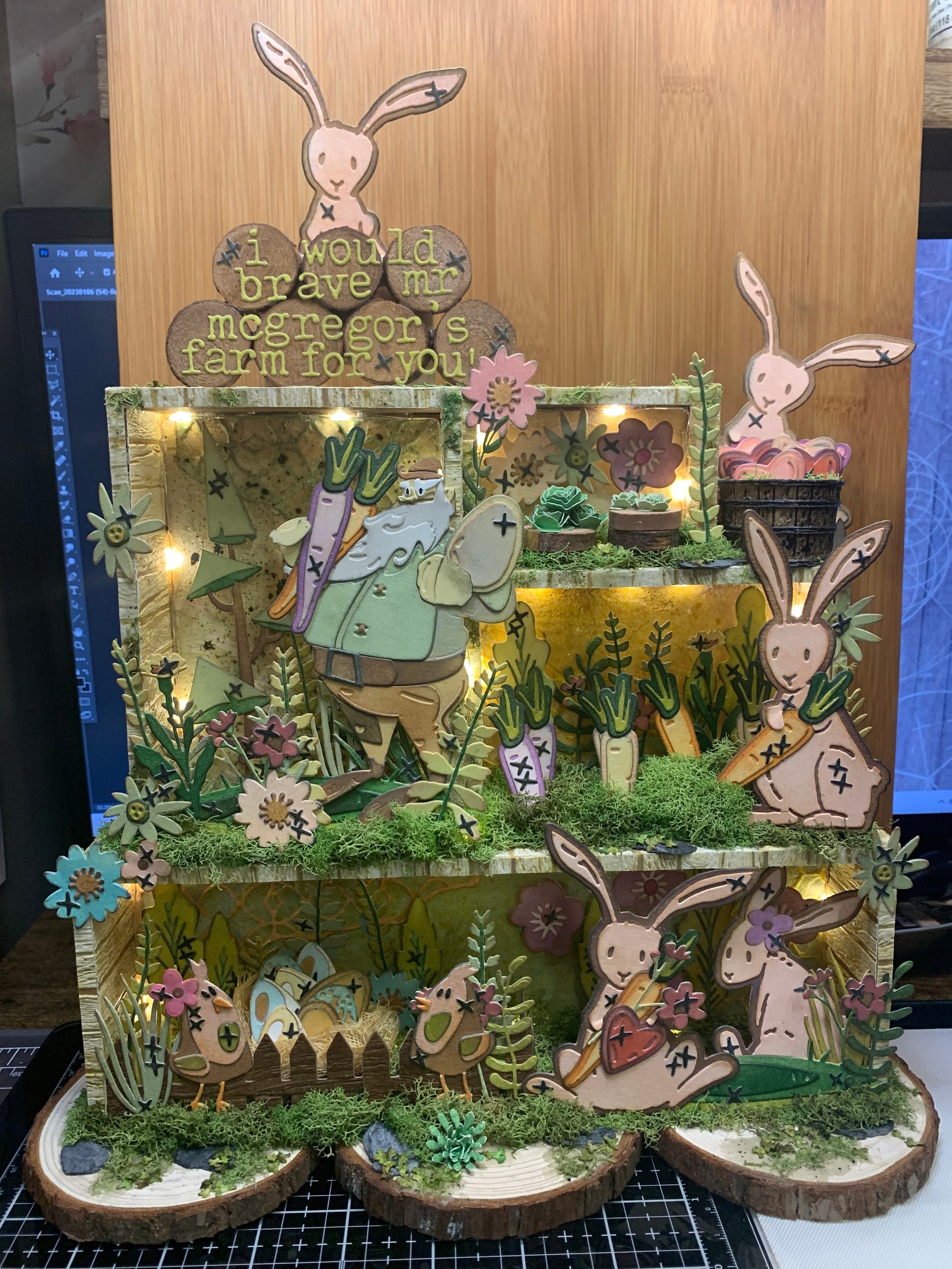 Rabbit Diorama