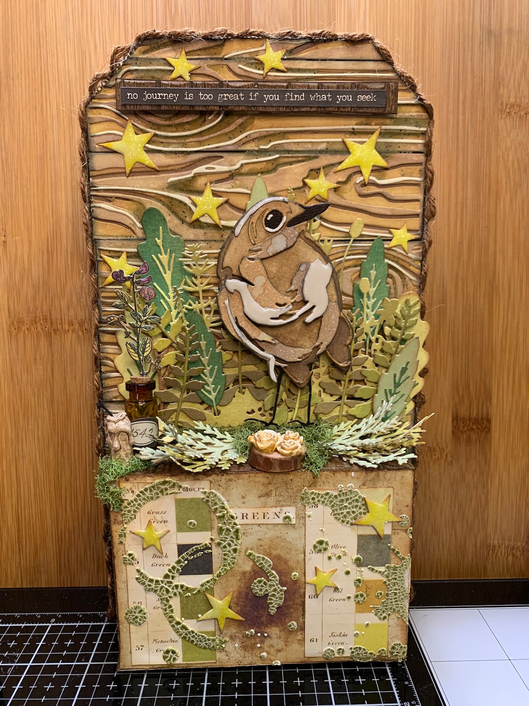 Handmade Spring Bird Scene – Wall Hanging - Etsy