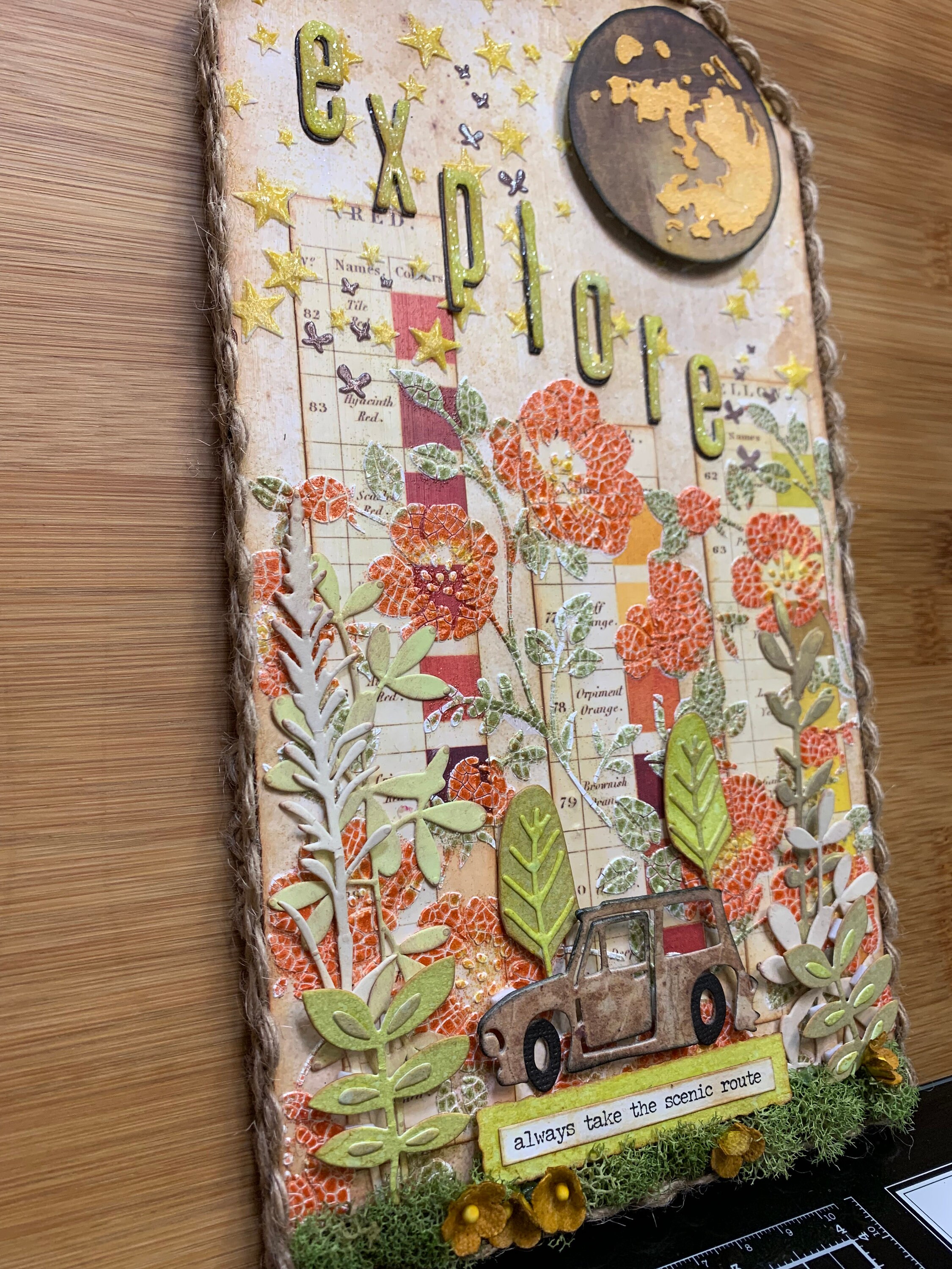Handmade Road Trip Explore Scene Wall Hanging - Etsy
