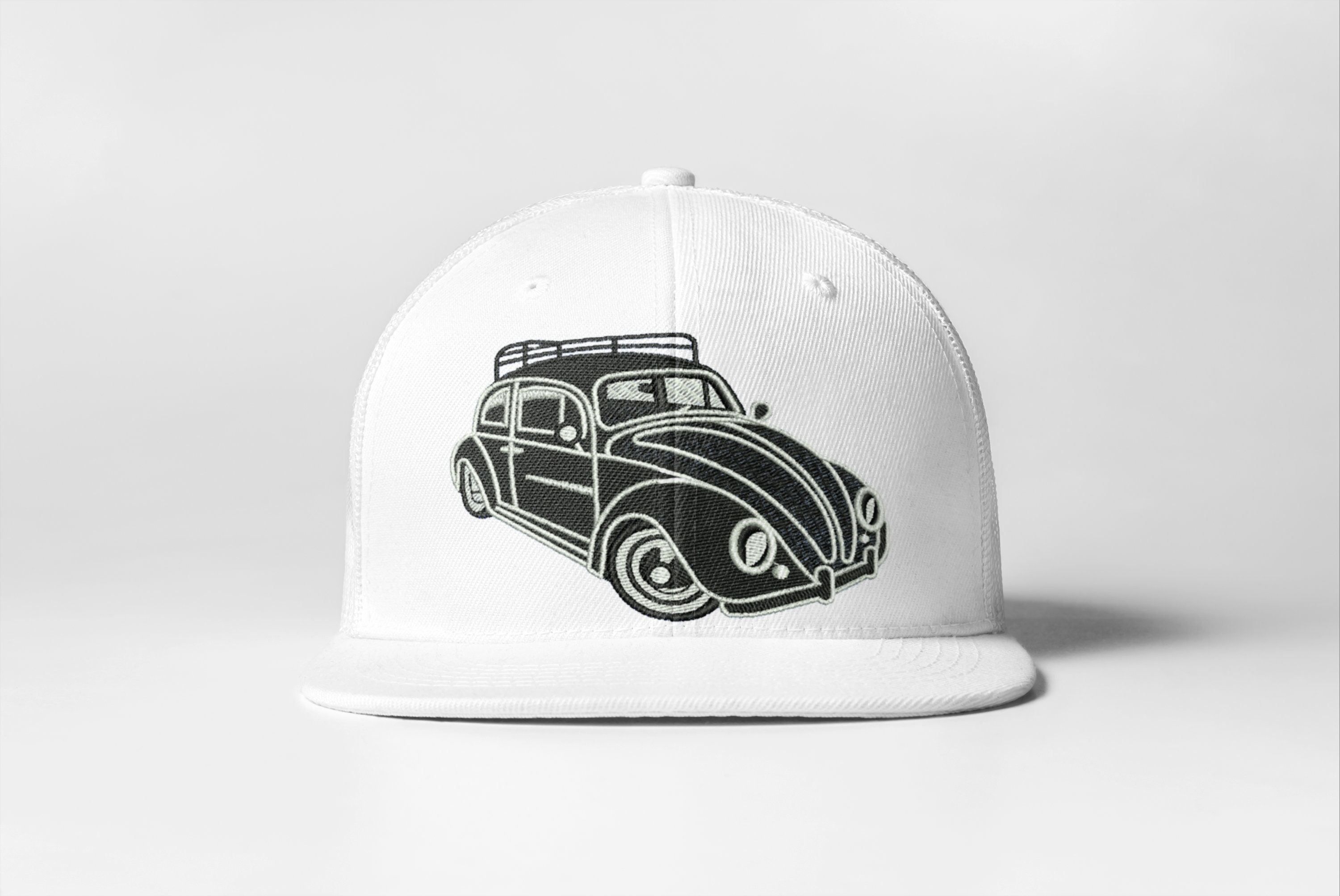 Embroidered Car Hats, Corvette, Mustang, BMW, VW Van, Beetle, VW Bug ...