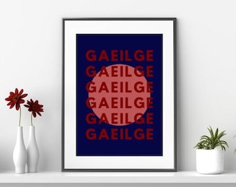 Bí Cineálta be Kind as Gaeilge Irish Print Irish Home - Etsy Ireland