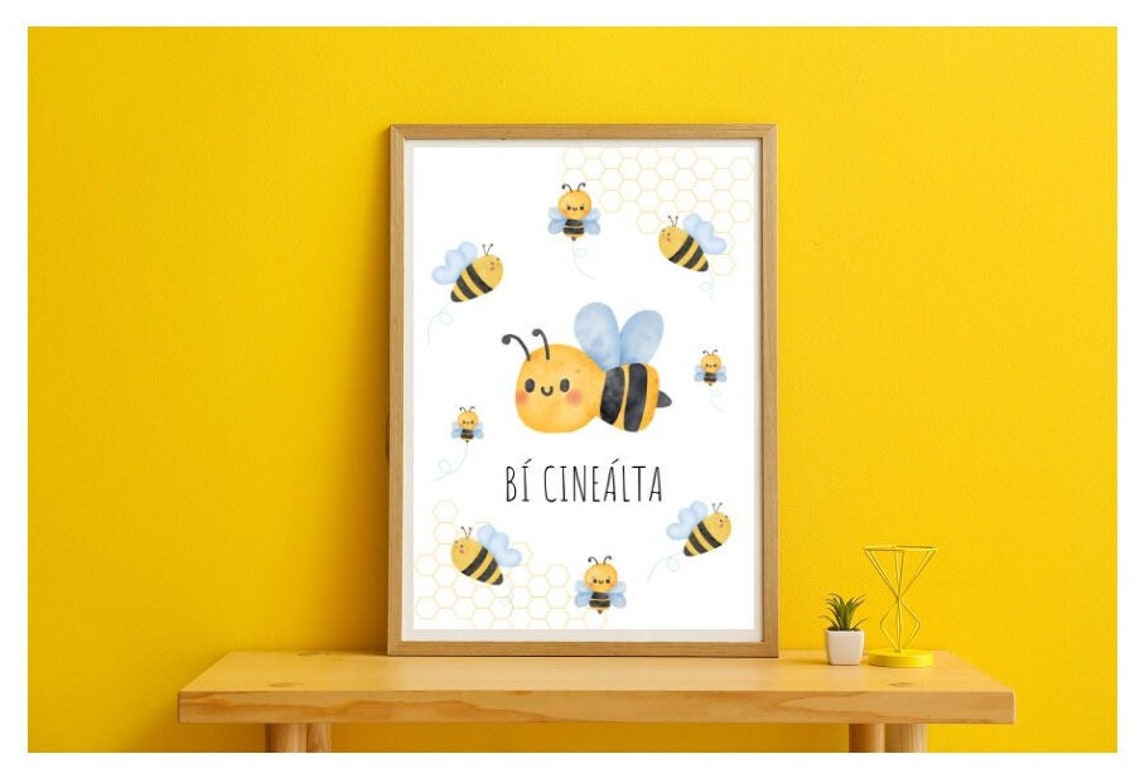 Bí Cineálta be Kind as Gaeilge Irish Print Irish Home - Etsy Ireland