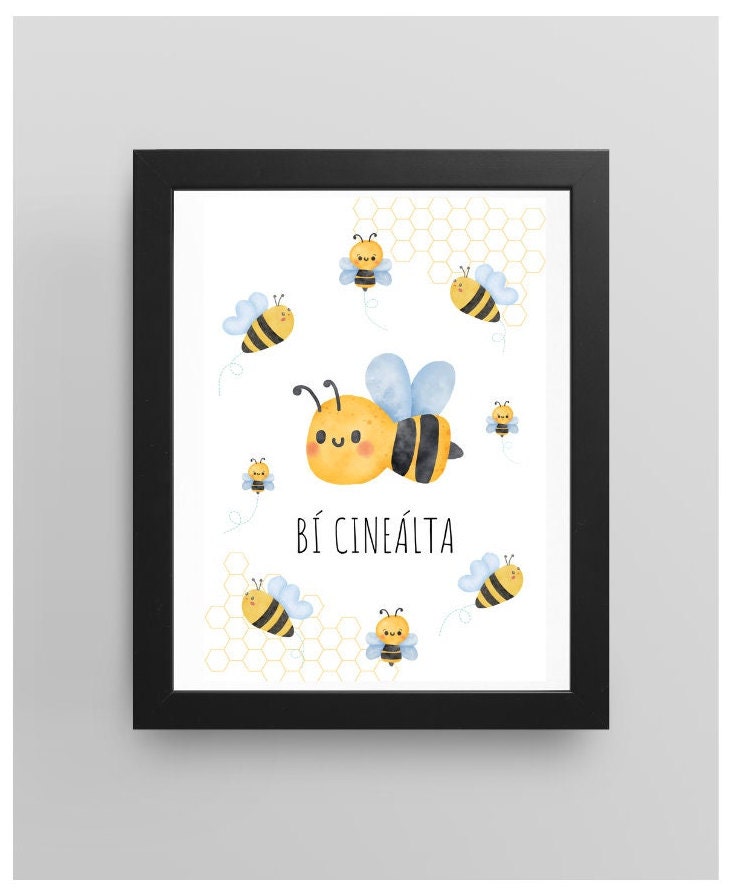 Bí Cineálta be Kind as Gaeilge Irish Print Irish Home - Etsy Ireland