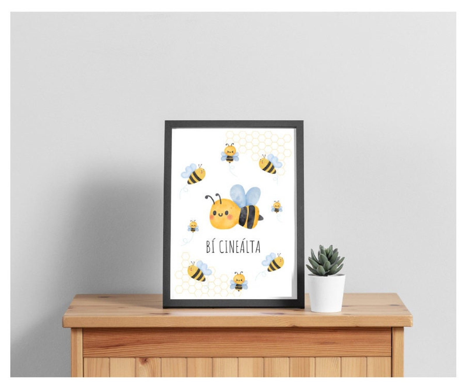 Bí Cineálta be Kind as Gaeilge Irish Print Irish Home - Etsy Ireland