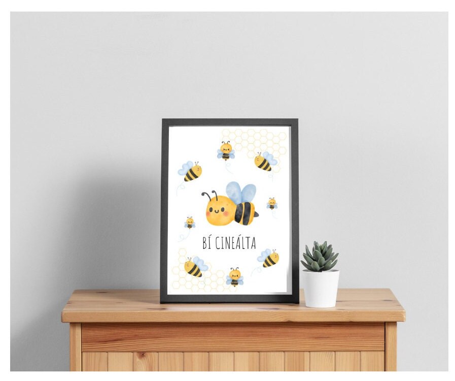 Bí Cineálta be Kind as Gaeilge Irish Print Irish Home - Etsy Ireland
