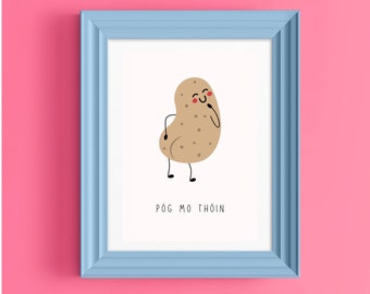 Bí Cineálta be Kind as Gaeilge Irish Print Irish Home - Etsy Ireland