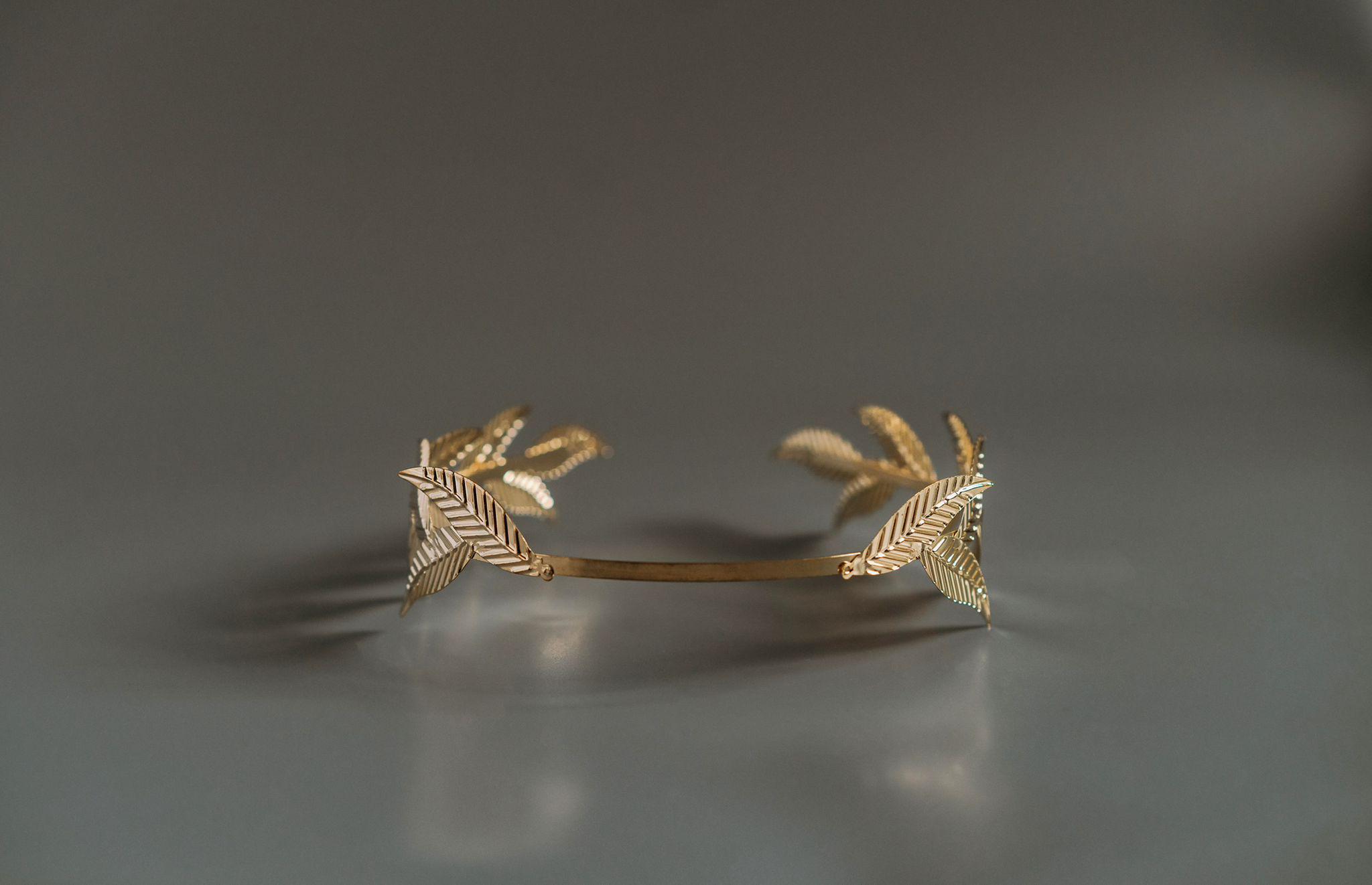 Greek Goddess Headpiece Elven Hairband Grecian Olive Leaf Flower Branch ...