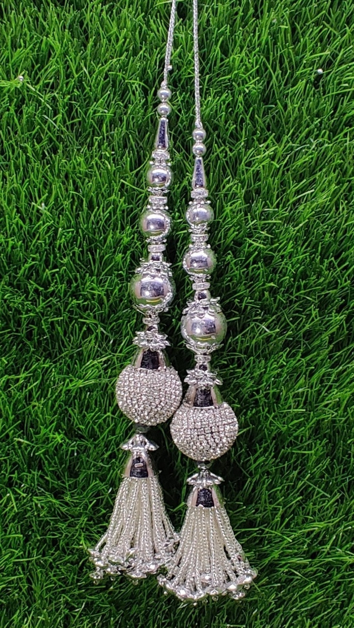 Indian Handmade Silver Latkan for Saree Blouse Lehenga - Etsy