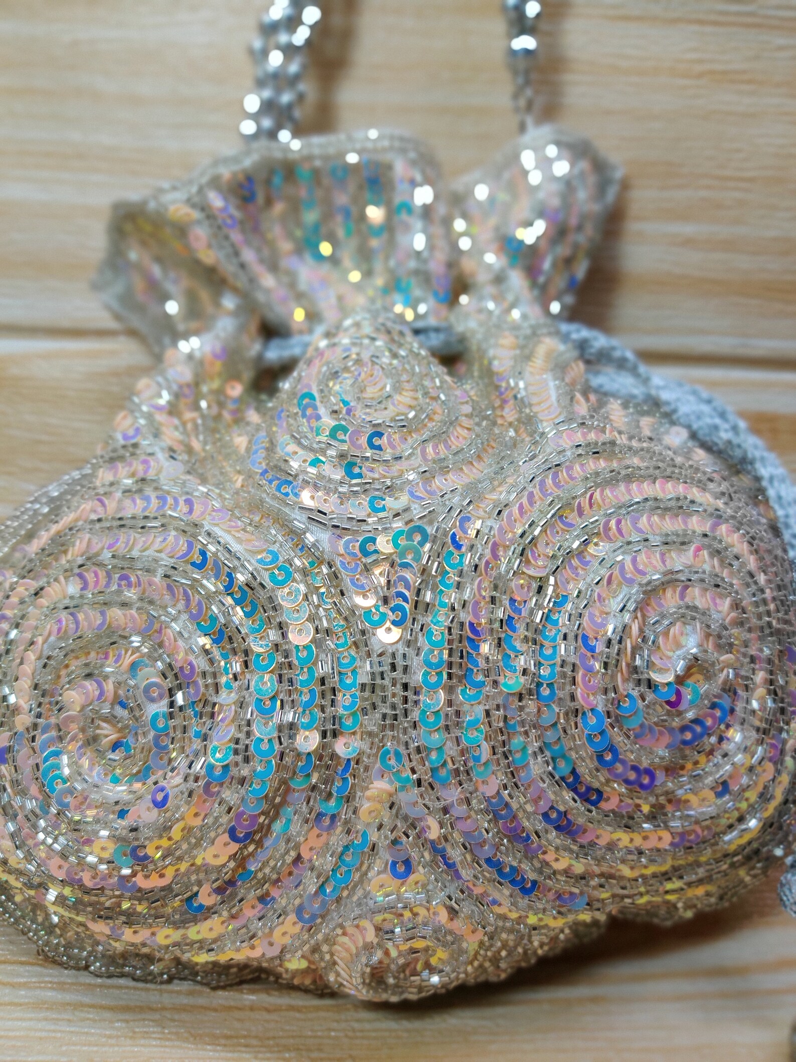 Indian Peach Color Women Fashion Handmade Potli Bag, Ethnic Wedding ...