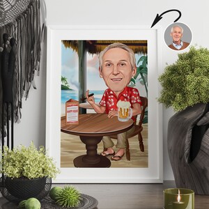 Custom Retirement Cartoon Portrait, Retirement Caricature, Retirement ...