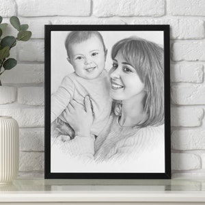 Custom Sketch From Photo, Digital Sketch Art, Sketch Portrait, Pencil ...
