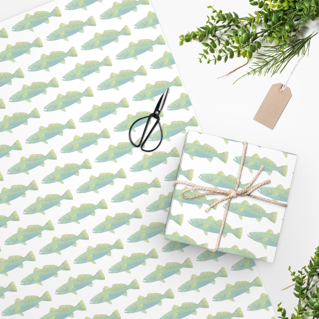 Fish Wrapping Paper - Etsy