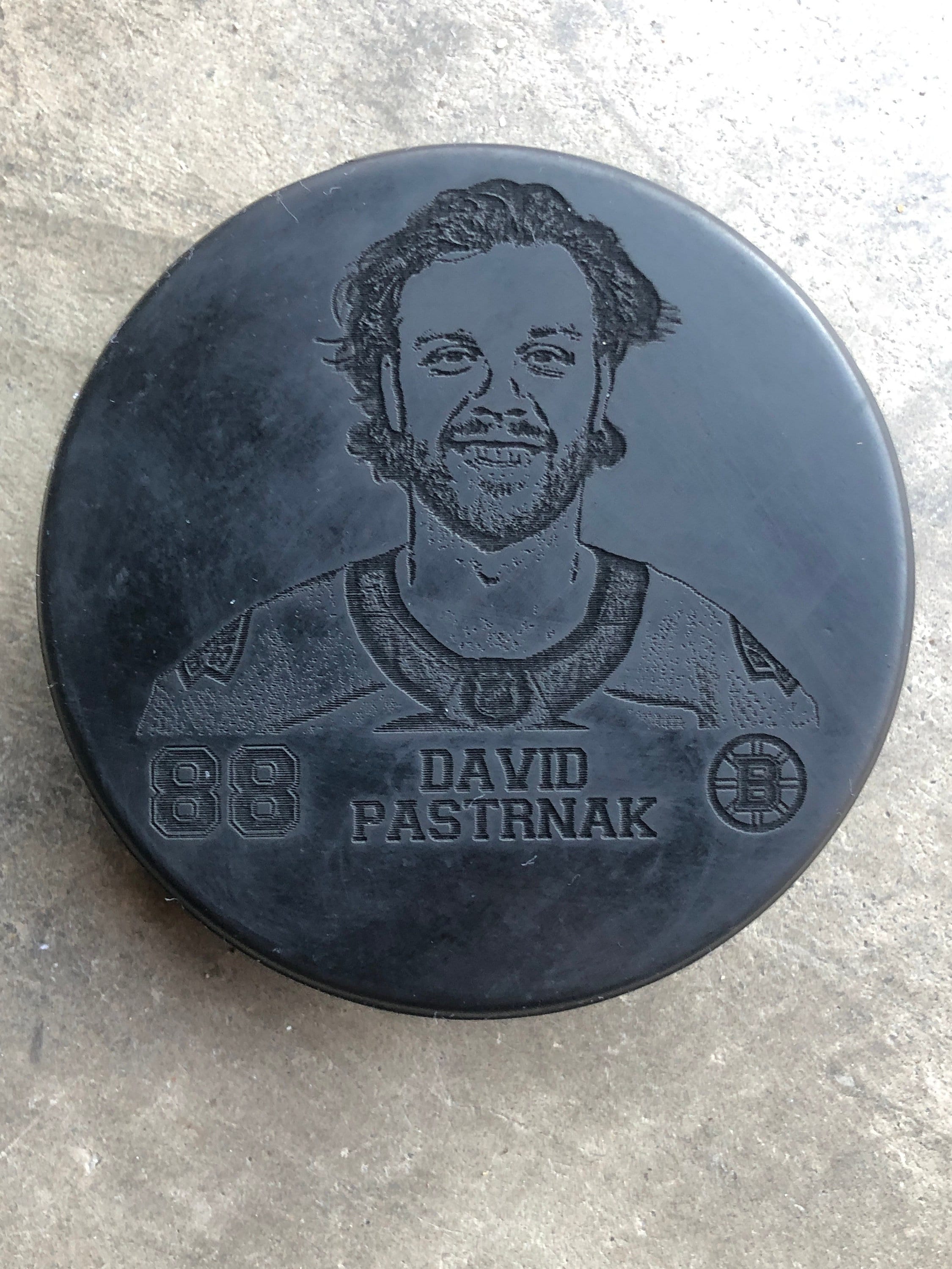 Boston Bruins NHL Custom Laser Engraved Hockey Pucks You Pick Player - Etsy