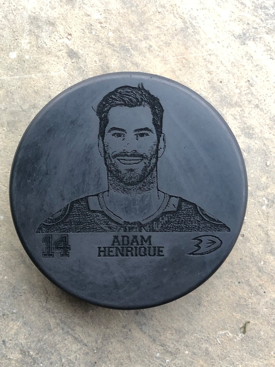 Anaheim Ducks NHL Custom Laser Engraved Hockey Pucks You Pick Player - Etsy