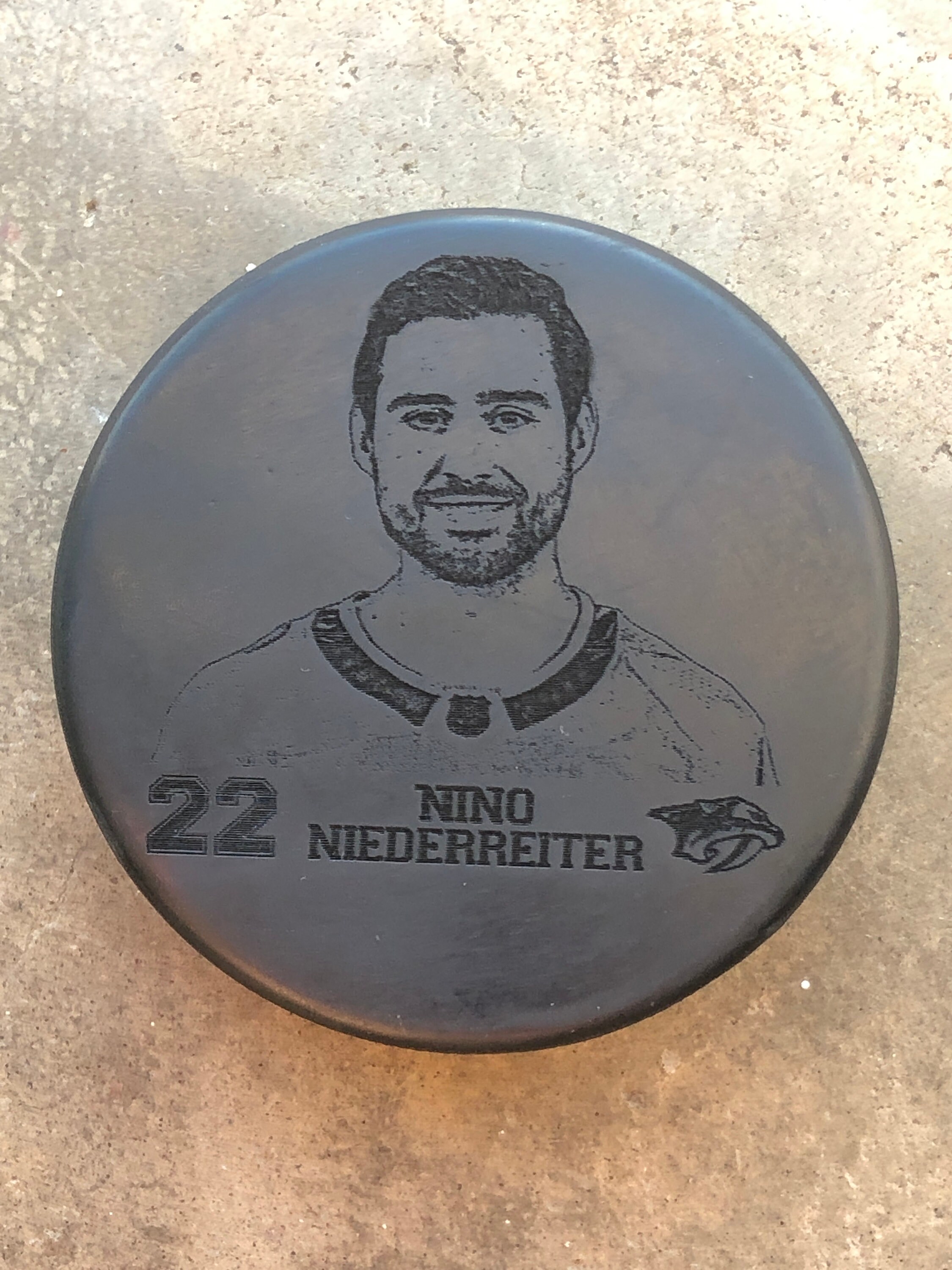 Nashville Predators NHL Custom Laser Engraved Hockey Pucks You Pick ...