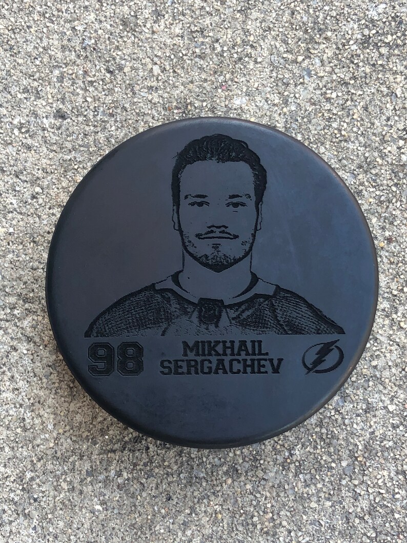 Tampa Bay Lightning NHL Custom Laser Engraved Hockey Pucks You Pick ...