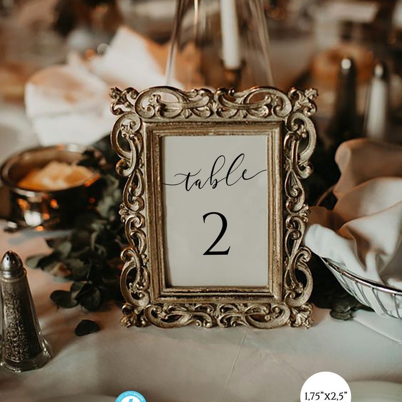 Table Numbers Wedding - Etsy