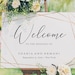 Gold Geometric Welcome Sign Printable, Welcome Sign Gold Frame, Welcome ...