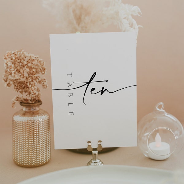 Printables Table Numbers - Etsy