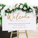 Gold Welcome Sign Printable, Script Welcome Sign, Editable Welcome Sign ...