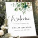 Greenery Welcome Sign Printable Editable Eucalyptus Welcome - Etsy