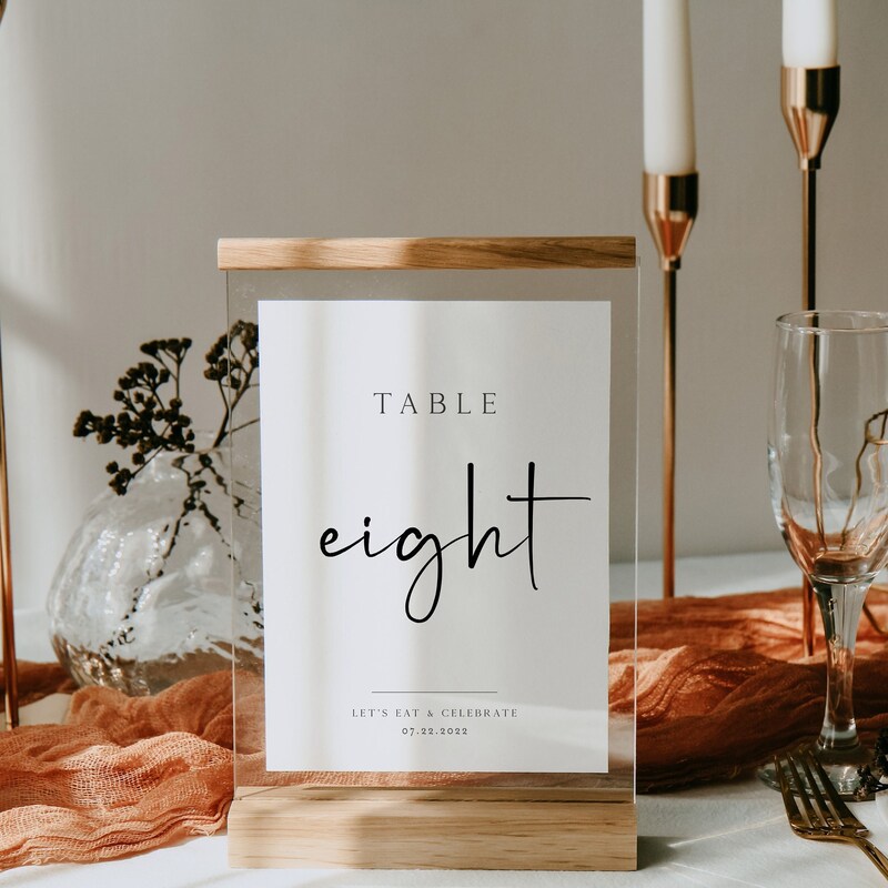 Canvas Table Numbers - Etsy