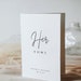 His and Her Wedding Vow Template, Personalized Vow Booklet, Custom ...