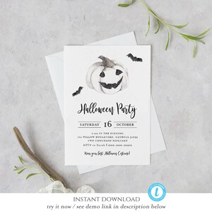 Halloween Party Invitations Halloween Invitation Halloween - Etsy