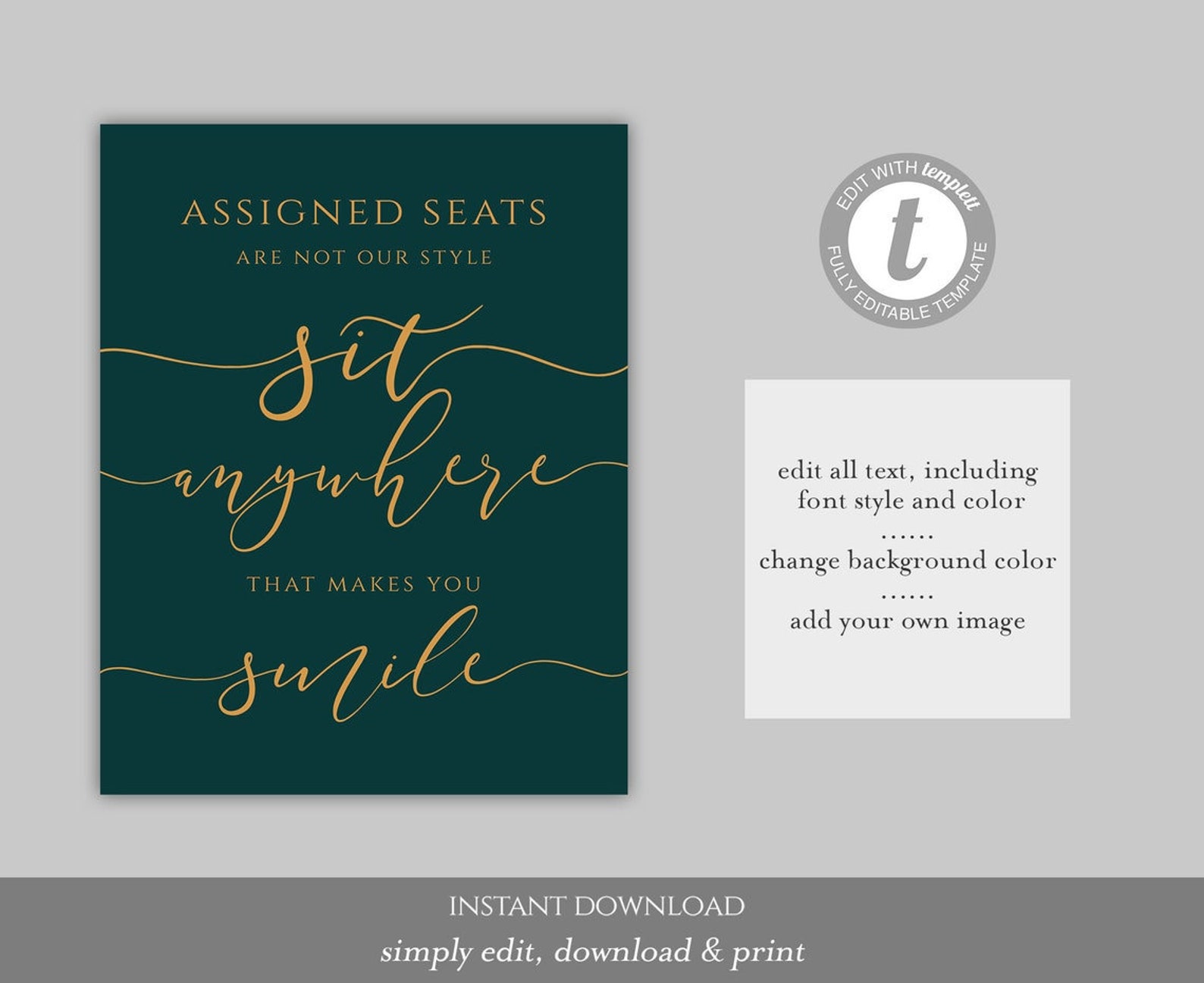 Assigned Seating Poster Wedding Seating Poster Choose a Seat - Etsy