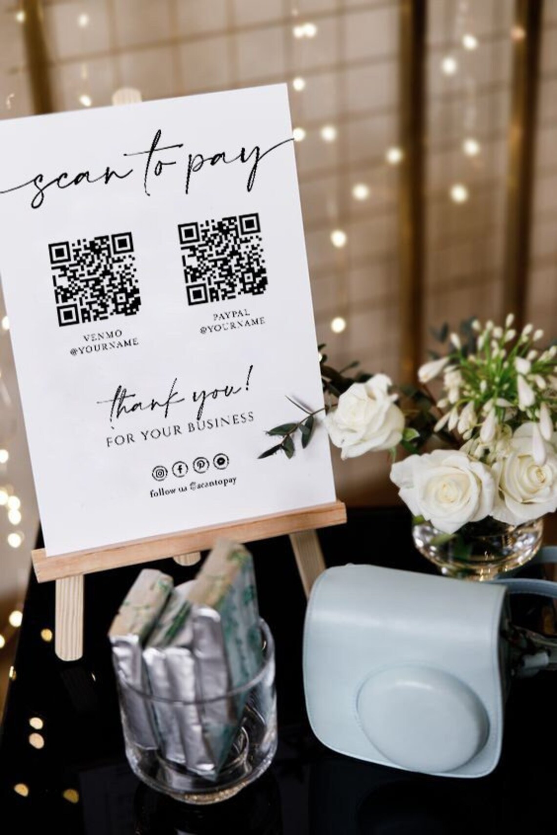 QR Code Sign Scan to Pay Sign Cashapp Payment Sign - Etsy