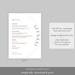 Half Arch Wedding Menu Template, Boho Menu Card, Half Moon Menu ...