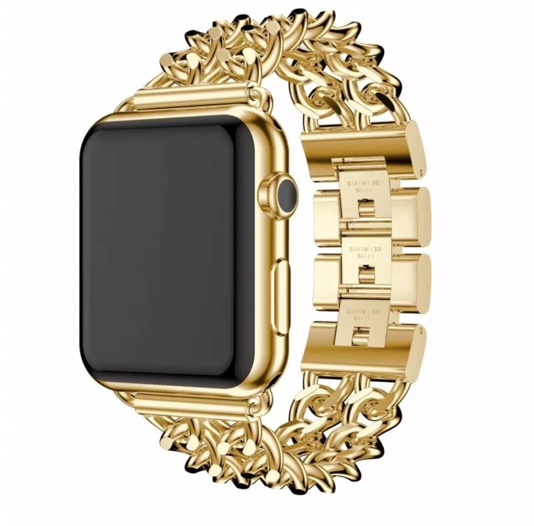 Customize Your Apple Link Watch Band Available in Silver & Gold (select ...
