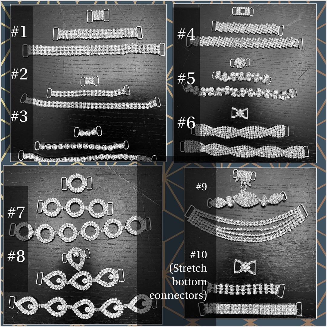 Rhinestone Chain Sets - Etsy