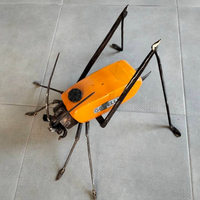 Metal Cricket Sculpture - Etsy