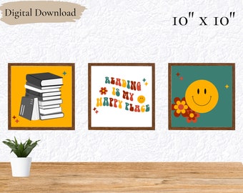 Library Happy Place - Etsy